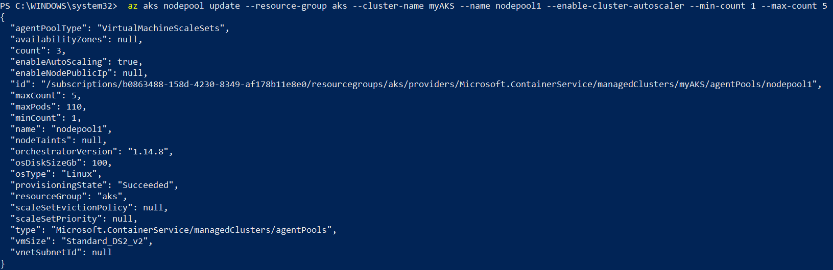 Configurer l'autoscaler de cluster AKS - Découvrons Azure - Azure ...